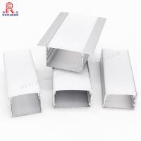 China White Ceiling Mounted Aluminum LED Profile 1m / 2m / 2.5m For Office Linear Light for sale