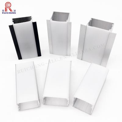 China White Ceiling Mounted Aluminum LED Profile 1m / 2m / 2.5m For Office Linear Light for sale