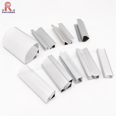 China Conceal Aluminium LED Strip Light Profile 1 Meter Length For Linear Lighting for sale