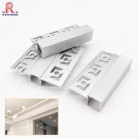 China Surface Mounted LED Aluminium Profile 2m Square Aluminium Housing For LED Strip Lights for sale