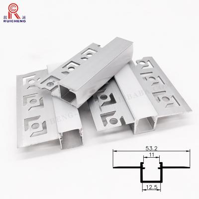 China Surface Mounted LED Aluminium Profile 2m Square Aluminium Housing For LED Strip Lights for sale