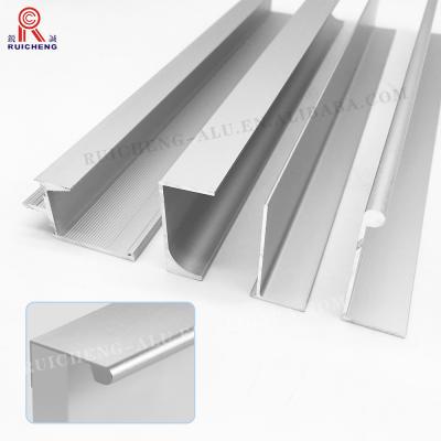 China Indoor Kitchen Cabinet Standard G Handle Aluminium Profile Aluminum Extruded Handles for sale