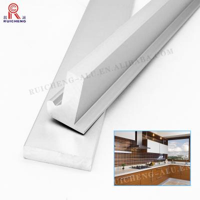 China 1.15mm - 3mm Aluminium Profile Fabrication Aluminium Handle Extrusion For Furniture for sale