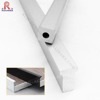 China Industry Extended Aluminium Handle Profile Customized Length Wardrobe Door Handle for sale