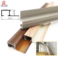 China Bullnose Aluminum Step Edge Trim Anodized Extruded Aluminum Stair Nosing for sale