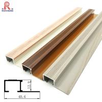 China Solid Laminate Flooring Aluminium Bullnose Stair Nosing Staircase Protection for sale