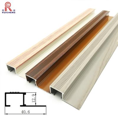 China Bullnose Aluminum Step Edge Trim Anodized Extruded Aluminum Stair Nosing for sale