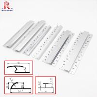 China Curved Cover Silver Edging Floor Aluminum Transition Carpet Threshold Strips for sale