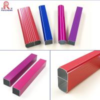 China Oval Aluminium 6061 Pipes TUV Approved 8mm Height Polished Treatment for sale