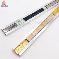 China 3mm Listello Tile Trim , Weather Resistant Mosaic Tile Strip In Shower for sale