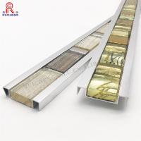 China 3mm Listello Tile Trim , Weather Resistant Mosaic Tile Strip In Shower for sale