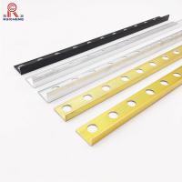 China 2.4m L Aluminum Tile Edge Trim Mill Finished Aviation 15mm Height for sale