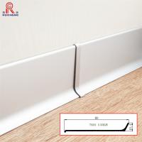 China Wall Decorative Aluminum Skirting Board Baseboards With Accessories for sale