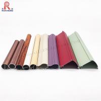 China Anodizing  Aluminum Curtain Wall System , 10mm Ceiling Mounted Curtain Track for sale