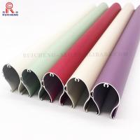 China Streamline Aluminum Curtain Track System 0.4mm Thickness Mill Finished for sale
