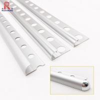 China Floor Decoration Extrusion Round Tile Trim Ceramic Edge Aluminum Edge Trim for sale