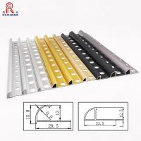 China Floor Decoration Extrusion Round Tile Trim Ceramic Edge Aluminum Edge Trim for sale