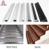 China 3mm Aluminum Stair Nosing For Concrete Stairs Powder Coating for sale