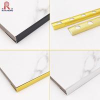 China L Shape Aluminum Tile Trim 7.5mm Height 6463 Alu Material Electrophoresis for sale