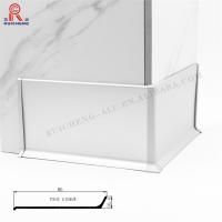 China Electroplating Aluminum Skirting Board 8.5mm Height Formaldehyde Free for sale