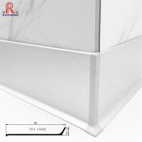 China Modern Aluminum Brushed Baseboard Skirting Board Wall Protection for sale