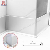 China Antislip Aluminum Skirting Board Abrasive Resistance 20mm Height for sale