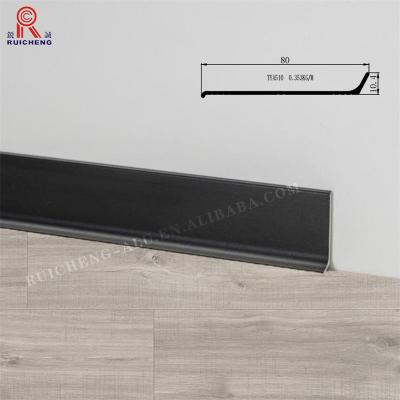 China Flooring Accessories 80mm Metal Skirting Board Lines For Protection for sale