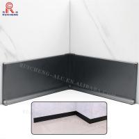 China 7075 Aluminium Skirting 100mm Distortion Resistant Waterproof for sale