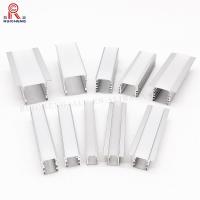 China Surface Mounted Aluminium LED Strip Light Profile 2.5m Length Decorative for sale