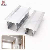 China Surface Mounted Aluminium LED Strip Light Profile 2.5m Length Decorative for sale
