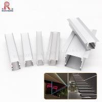 China Surface Mounted Aluminium LED Strip Light Profile 2.5m Length Decorative for sale