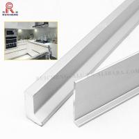 China Powder Coated G Profile Handles For Wardrobes 4.5mm Height AA6063 Material for sale