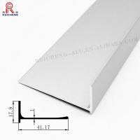 China 6060 Aluminium Handle Profile , T6 0.9mm J Profile Handle For Wardrobe for sale