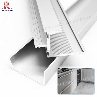 China 6061 Aluminium Handle Profile , 2500mm PVDF Paint G Type Profile Handle for sale