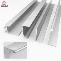 China Indoor Anodized Surface Aluminium G Handle Profile Aluminium Kitchen Cabinet Profile for sale