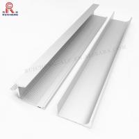 China Hidden G Shape Type Aluminum Handle Profile Powder Coated For Kitchen Cabinet for sale