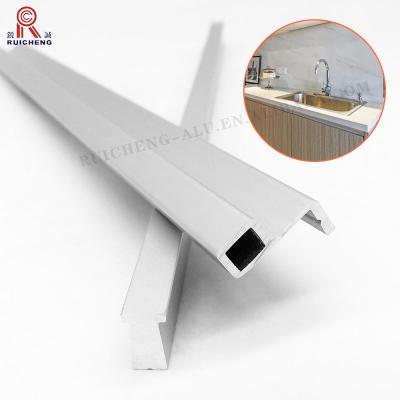 China T8 Aluminium Handle Profile For Kitchen 3mm Thickness Sandblasted for sale
