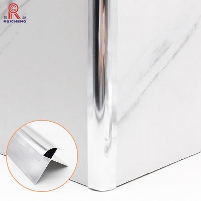 China ODM Aluminum Wall Guard , 3m Length Aluminum Tile Corner Trim for sale