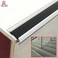 China 6061 Aluminium Stair Nosing Edge Trim , T5 Non Slip Extruded Aluminum Nosing for sale