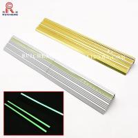 China Luminous Aluminium Stair Nosing Edge Trim 8mm Height Mill Finished for sale