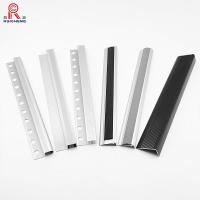 China 0.3mm - 3mm Aluminum Stair Nose Trim Interior / Exterior Step Covering for sale