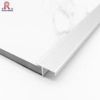 China Non Slip Aluminium Stair Nosing Edge Trim 3m Length Powder Coating for sale