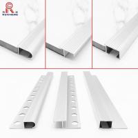 China Non Slip Aluminium Stair Nosing Edge Trim 3m Length Powder Coating for sale