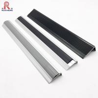China Polished Aluminum Stair Nose Trim 12mm Height Fungi Resistant Mold Resistant for sale
