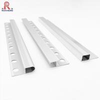 China Indoor Aluminium Stair Nosing Edge Trim , 1.5mm Anodized Aluminum Stair Nosing for sale