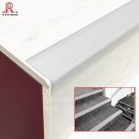China Anti Slip Aluminum Stair Edge Trim 8.5mm Height Fungi Resistant for sale