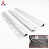 China 6063 Aluminium Stair Nosing Edge Trim T5 71mm X 10mm Size ASTM for sale