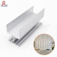 China Indoor Aluminium LED Strip Light Profile 3mm Thickness Wall Mounted for sale