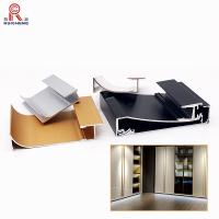 China 2mm Aluminium LED Strip Light Profile , T8 Led Strip Light Recessed Channel for sale