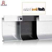 China 2mm Aluminium LED Strip Light Profile , T8 Led Strip Light Recessed Channel for sale